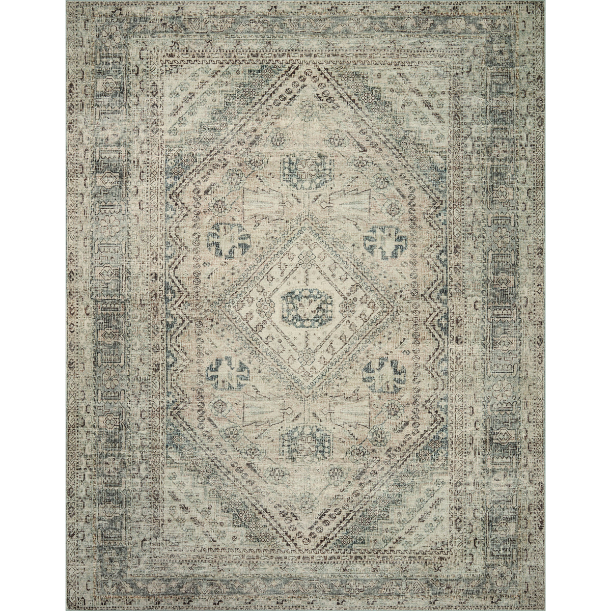 Sinclair Natural / Sage Rug | Magnolia Home by Joanna Gaines x Loloi ...