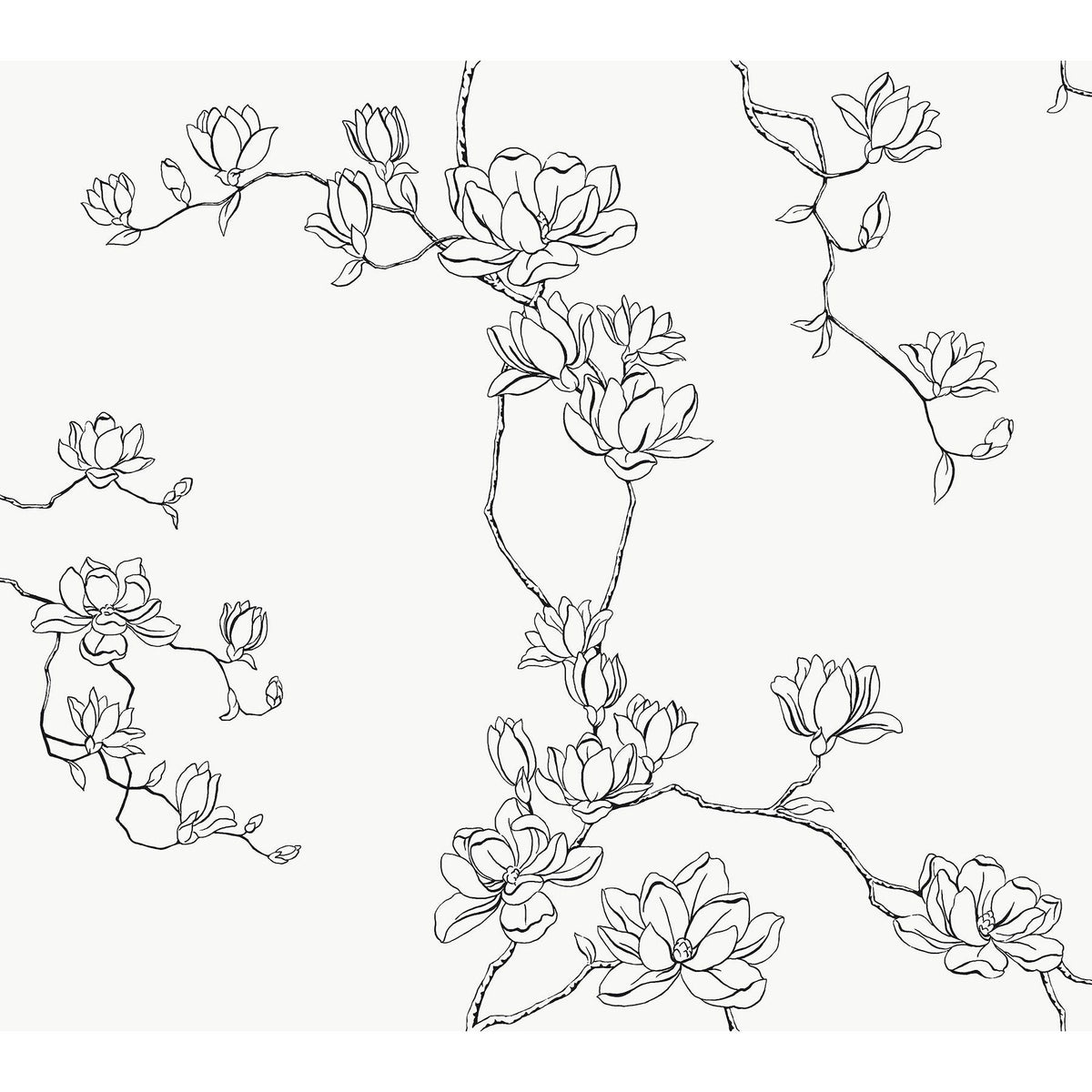 Magnolia Branches Wallpaper | Light House Co.