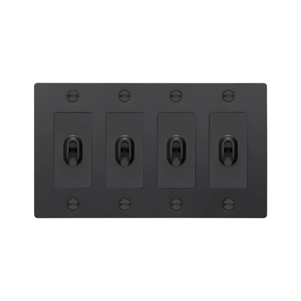 4G Toggle Switch / Cross / Without Logo / Black | Light House Co.