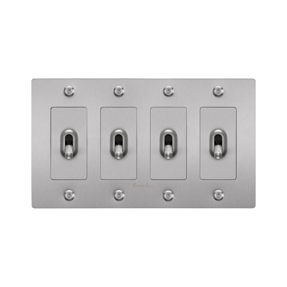 4G Toggle Switch / Linear / With Logo | Steel | Light House Co.