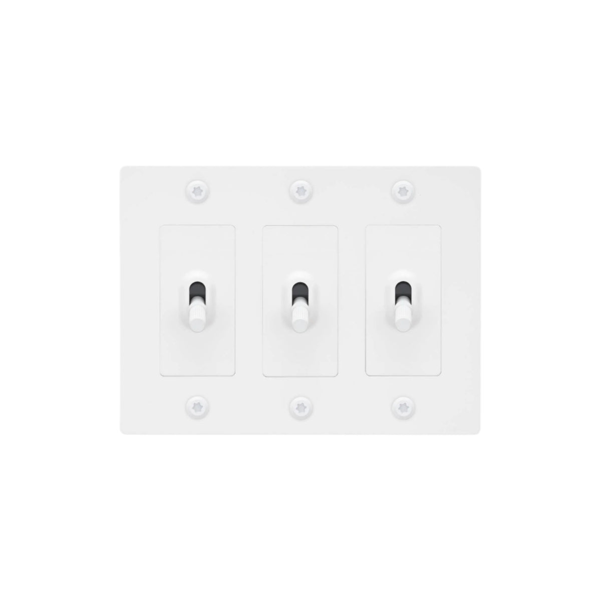 3G Toggle Switch / Linear / Without Logo | White | Light House Co.