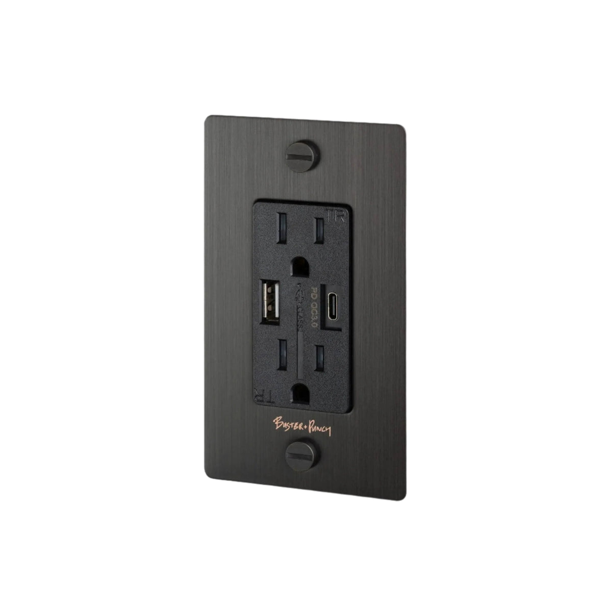 1G Combination Duplex Outlet and USB - A + C Charger / With Logo ...
