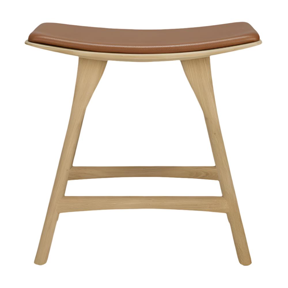 Osso Stool With Leather | Light House Co.